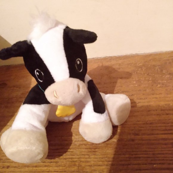 Cottage Plush | Toys | Baby Cow Black And White Stuffed Animal ...